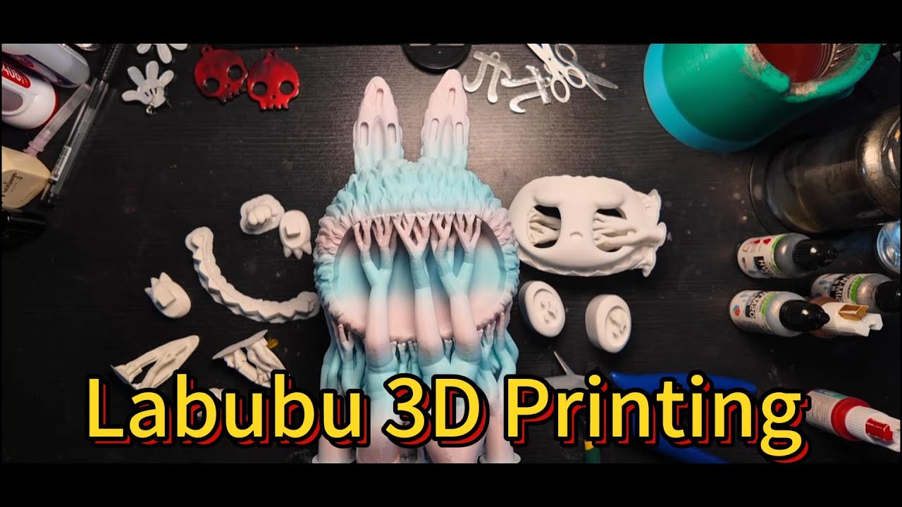 LABUBU is SOLD OUT Everywhere, So I 3D Printed My Own