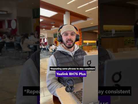 Testing 3 Over Ear Headphones With Mic At Loud Food Court | Noise Canceling Mic Test