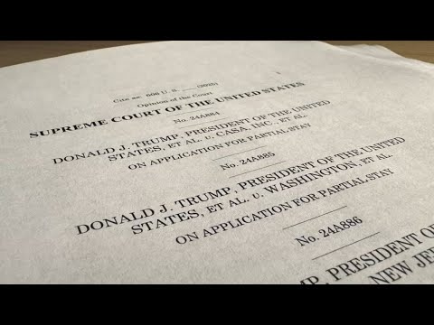 What to know about SCOTUS' ruling in birthright citizenship case