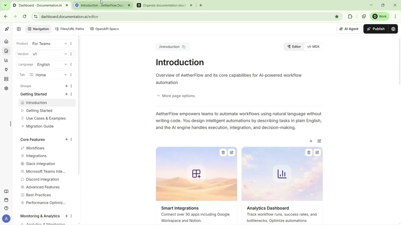 Documentation.AI Walkthrough: Create AI-Powered Docs & Knowledge Base in Minutes