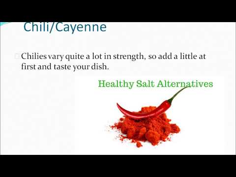 Healthy Homemade Salt Alternatives