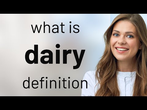 Dairy | meaning of DAIRY