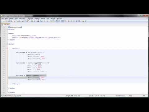 D3.js tutorial - 3 - Basic SVG shapes Video Lecture - D3.js Tutorial: A Complete Guide - Web ...