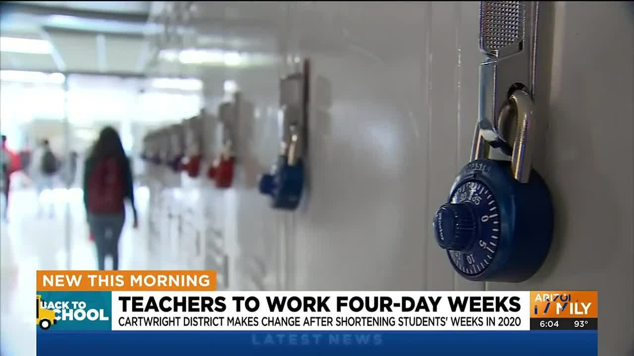 Teachers to work 4-days-a-week at this Phoenix school district