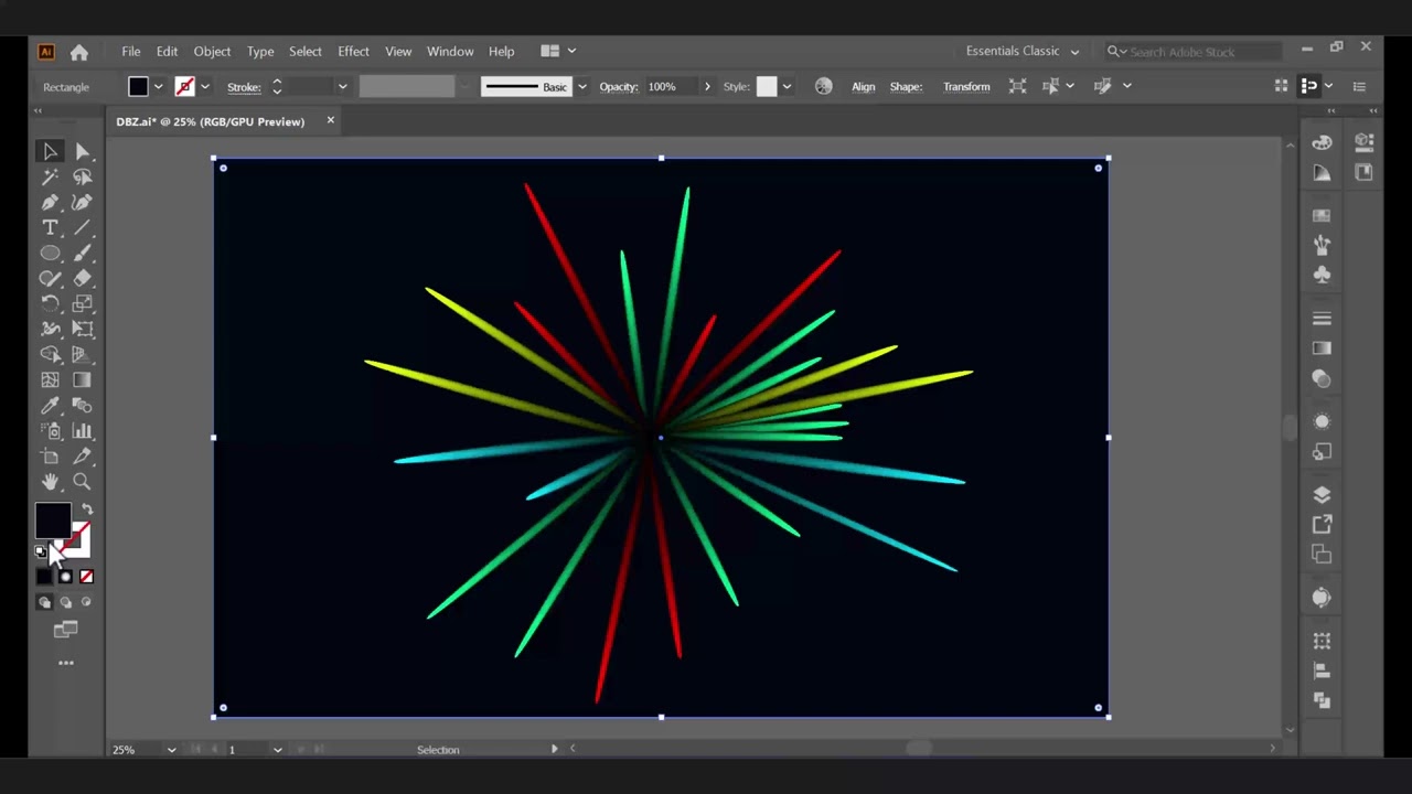 Illustrator Fireworks Tutorial | Vector Sparkle Effect