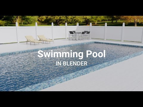 Creating Swiming pool in Blender ( Water Shader )