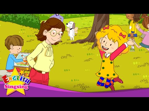 [Present progressive] What are you doing? I'm jumping. dancing. sleeping. - Easy Dialogue for Kids