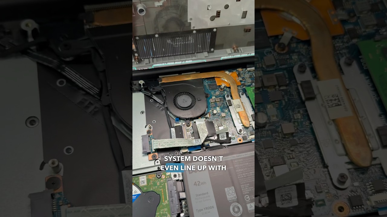 Terrible Laptop Design! #pc #techtips #computerrepair #laptop #laptoprepair