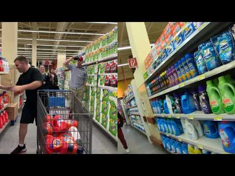 2 Min shopping Spree @ Ramstein commissary!!!GRAB EVERYTHING IN 2 MIN!!!