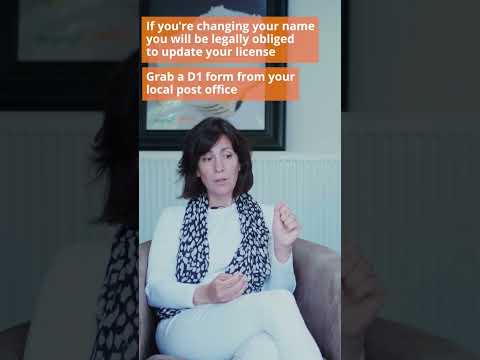 change your name on your drivers license #dvla #nameswitch #shorts
