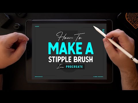 Procreate 5 Custom Stipple Brush