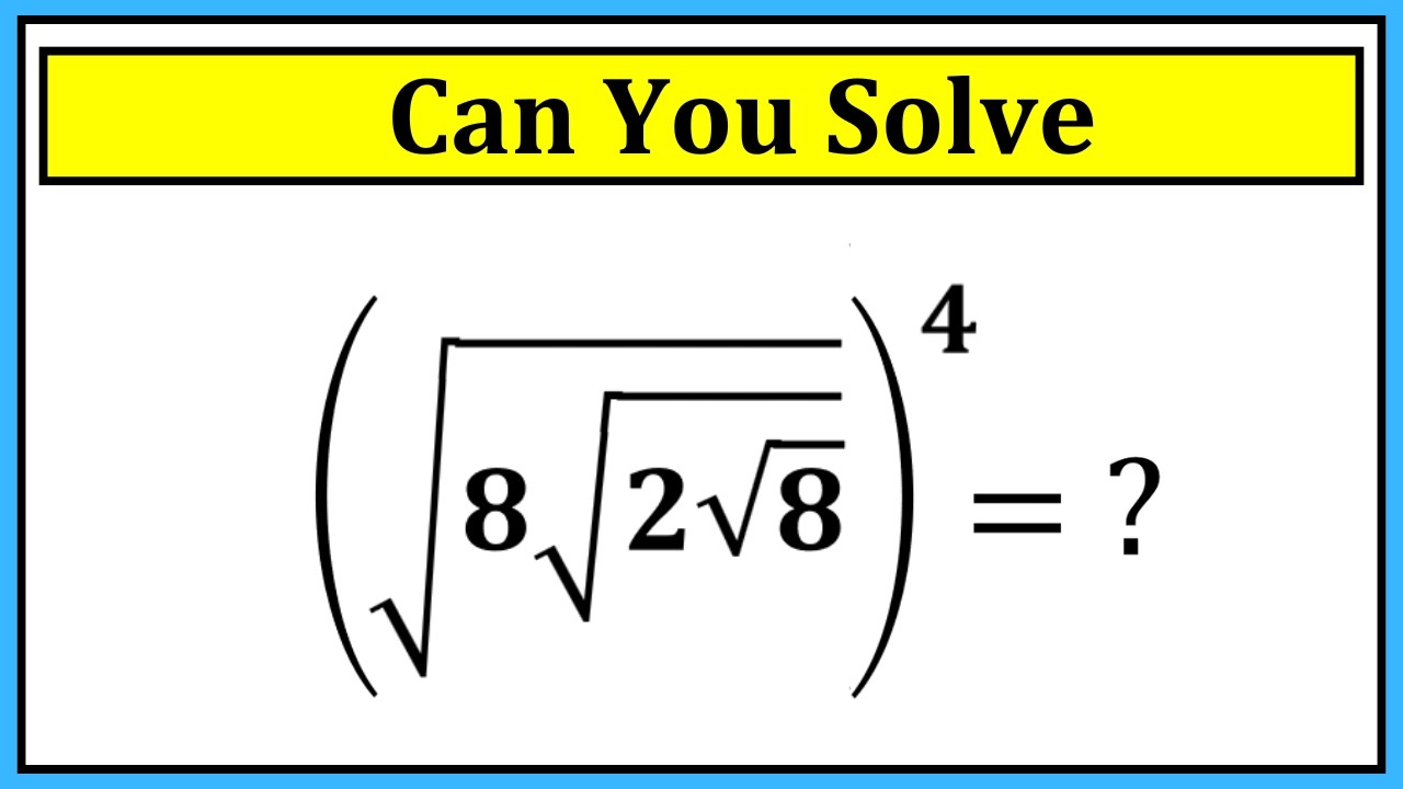 Nice Square Root Math Simplification | Can You Solve this !!!| Algebra| NO CALCULATOR