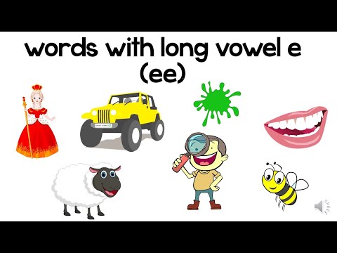 Words with Long Vowel E (ee) Reading for Kids