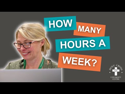 Holy Cross University Centre: How many hours a week will I need to study?