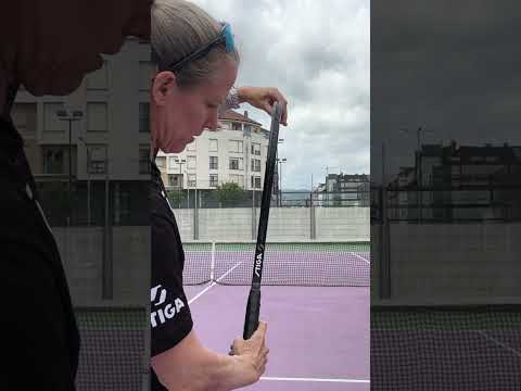 Here is how you find the continental grip in #tennis 😀 #tennistechnique