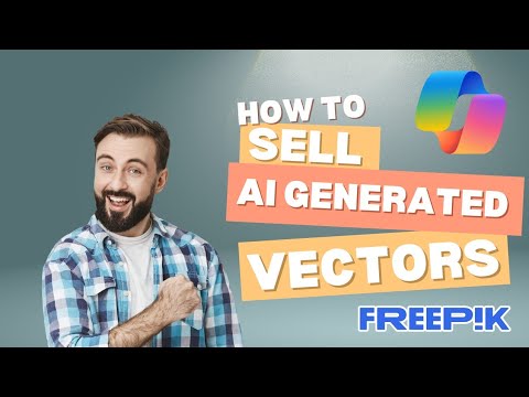 How To Prepare and sell #aigenerated #vector files on #freepik while using free Ai tool