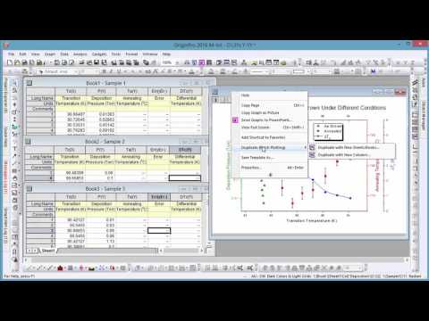 Quick Overview of Graphing in Origin 2016 Video Lecture - Origin ...