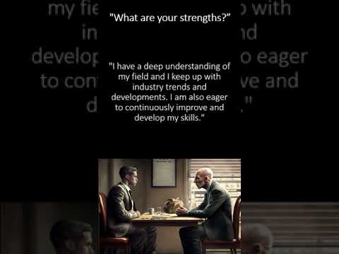 Job Interview Success: How to Answer "What are your strengths" with Confidence #shorts