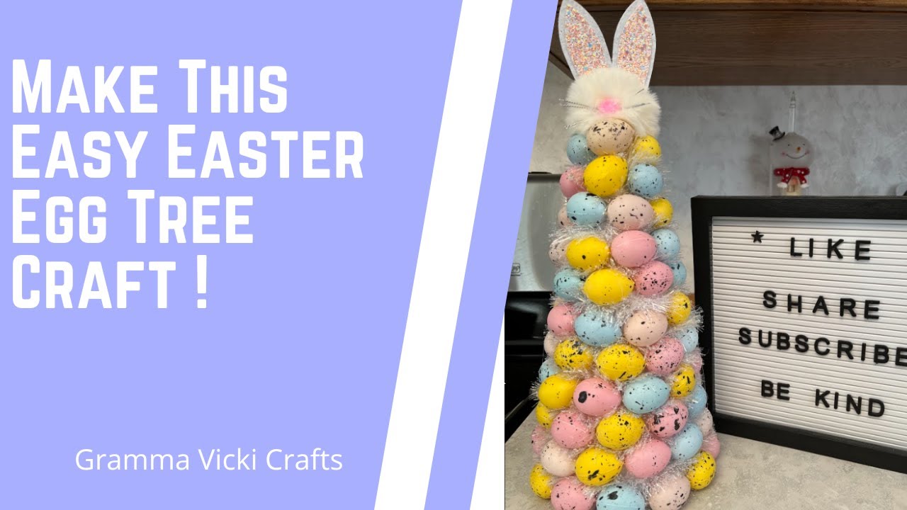 Cute and Easy Easter Egg Tree Craft | Easter Craft DIY