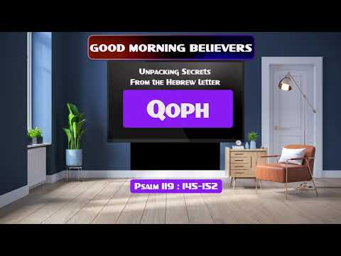 Unlocking secrets from the Hebrew letter Qoph