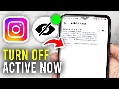How To Turn Off Active Now Activity Status On Instagram - Full Guide