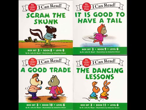 My VERY First - I Can Read - Level G | Scram the Skunk, A Good Trade, The dancing Lessons