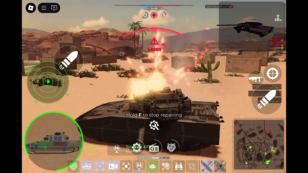 Using the Mirage in CTS (vanguard)