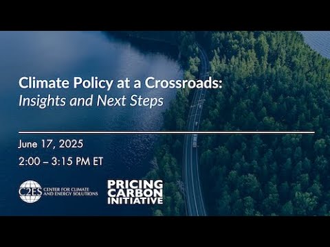 Climate Policy at a Crossroads: Insights and Next Steps