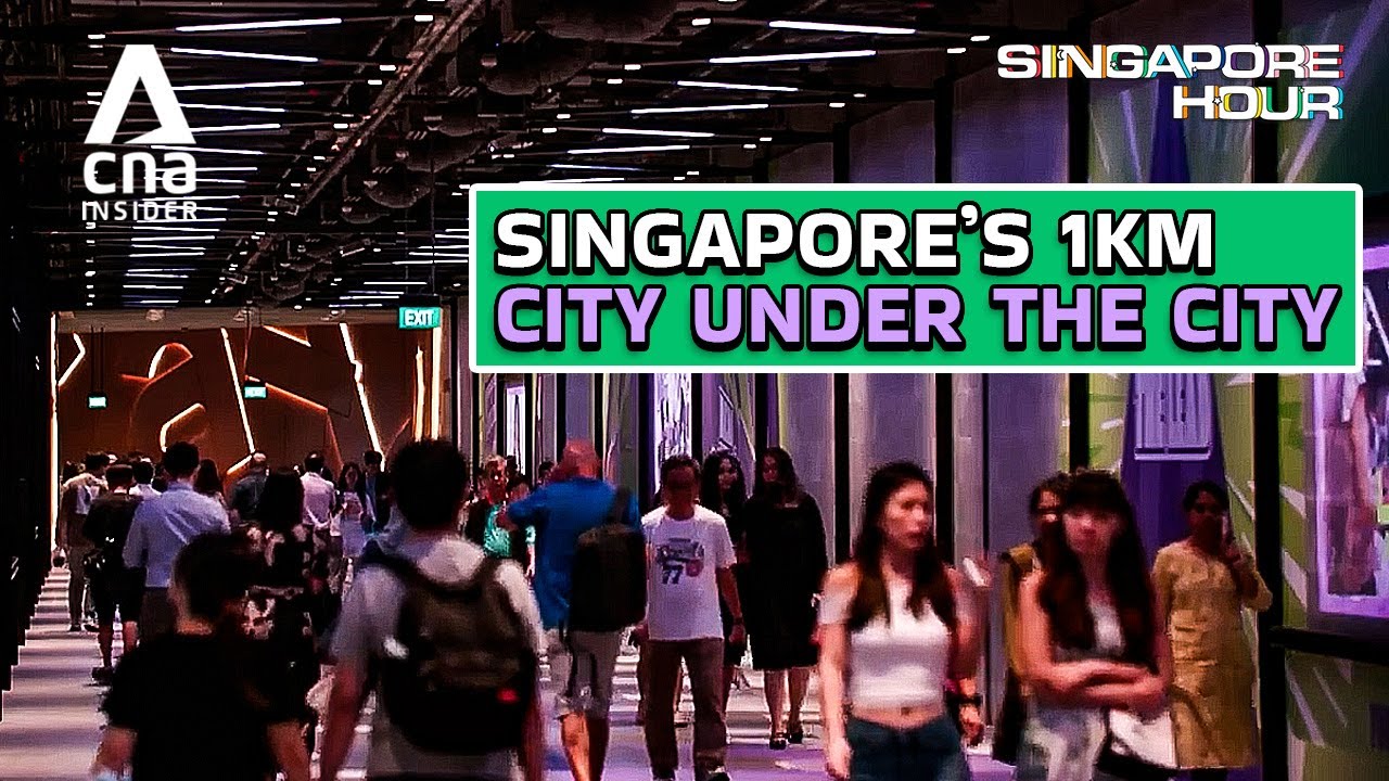 Inside Singapore’s Longest Underground Walkway (With Malls!) | Singapore Hour