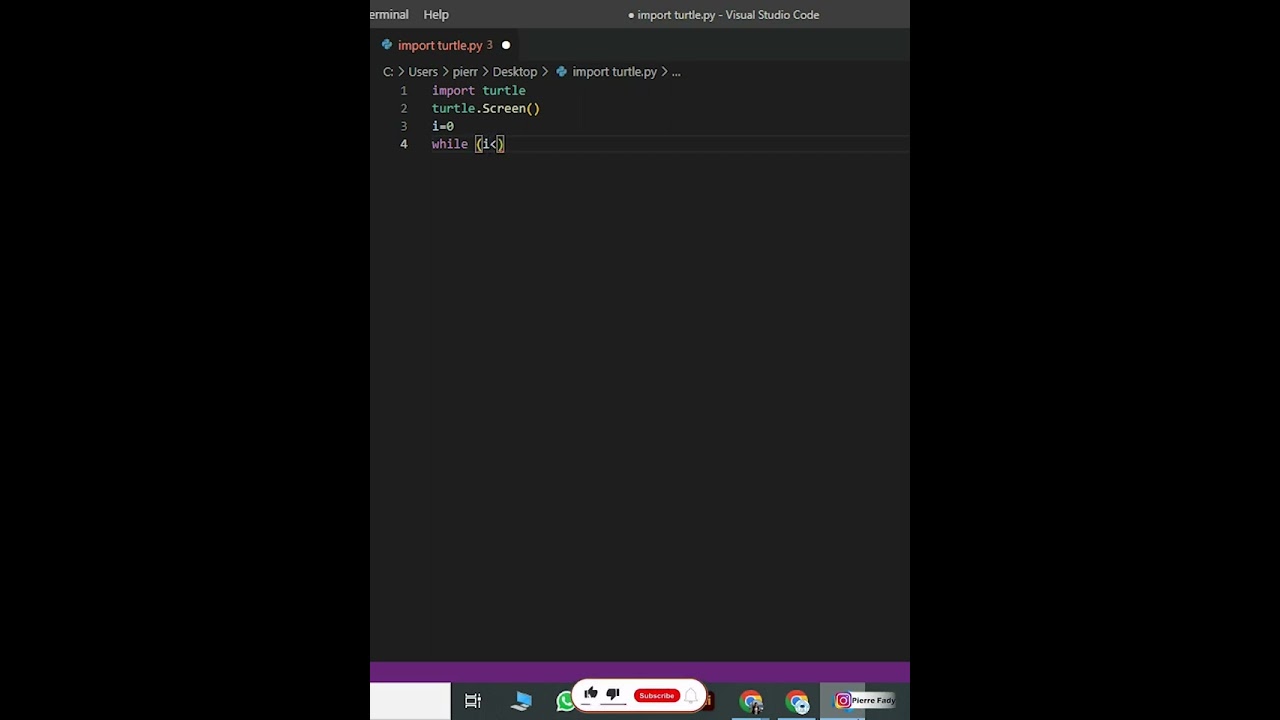 how to draw hexagon in python | PYTHON TURTLE