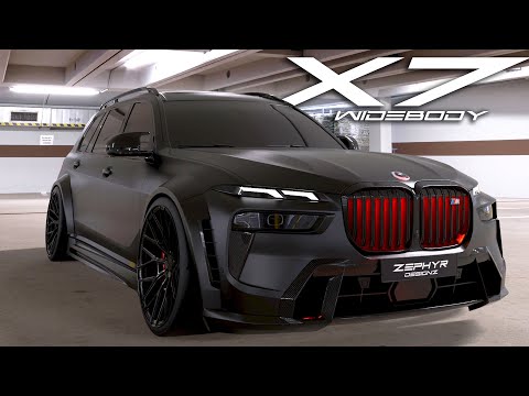 Slammed Widebody BMW X7 M60i Concept Still Feels Controversial, Yet No ...