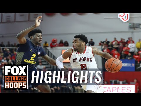 St. John's vs Marquette | HIGHLIGHTS | FOX COLLEGE HOOPS
