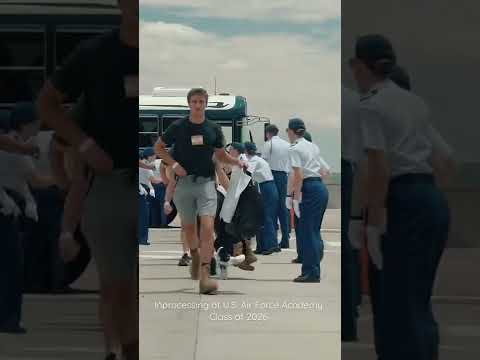 Inprocessing at U.S. Air Force Academy