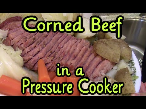 Corned Beef and Cabbage in the Pressure Cooker