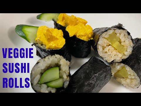 Japanese Veggie sushi rolls | English CC【 Neo Japanese Cooking 】