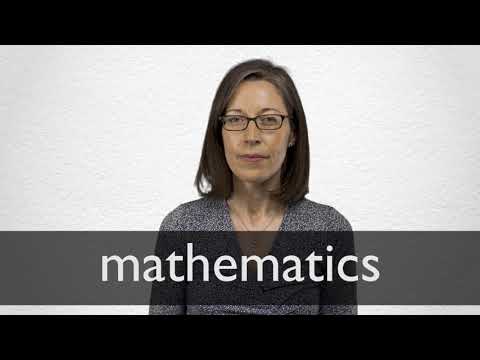 How to pronounce MATHEMATICS in British English