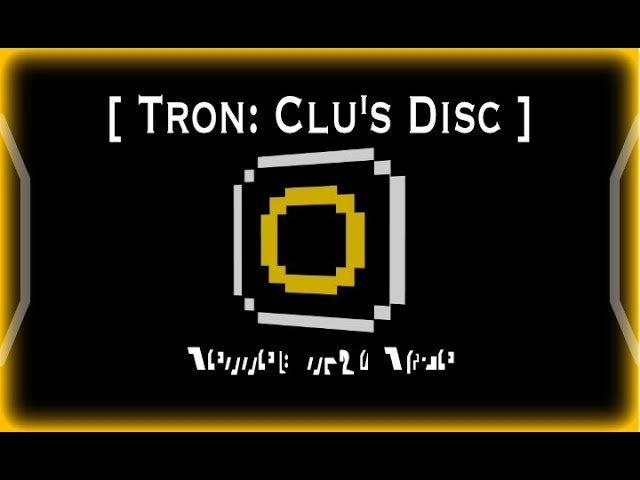 Tron Disc (Spins w. audio) Minecraft Texture Pack