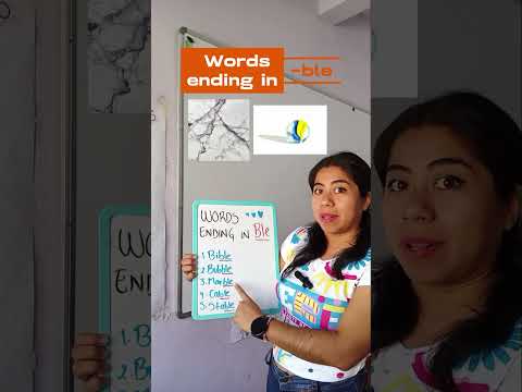 Words ending in -ble 👏🇬🇧📝. Palabras que tienen terminación -ble 💬 #meaning #practicing