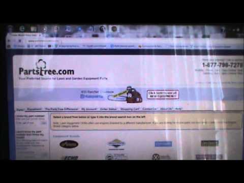How to look up lawnmower Model numbers and parts