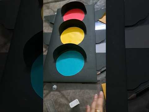 traffic light #trafficlight #craft #idea #simplecraft #khalasi #shorts #ytshorts #shortsfeed #feed
