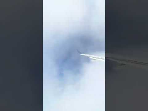Landing at MSP airport in Minnesota USA