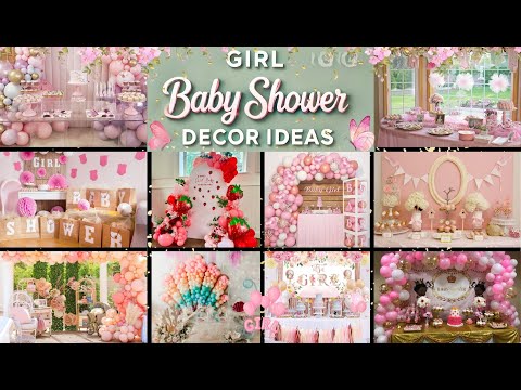 Cute! 101 DIY Girl Baby Shower Ideas 2025 Baby Shower Decorations for Girl Themes