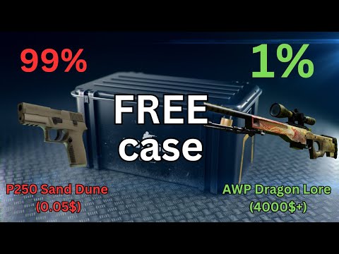 FREE CSGO case contains DRAGON LORE?!!