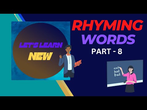 Rhyming words 8