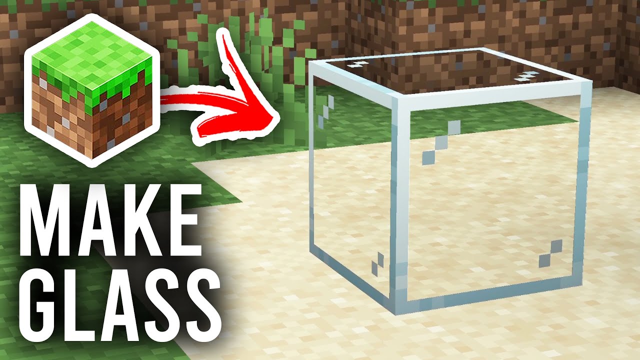How to Craft Glass in Minecraft - Minecraft