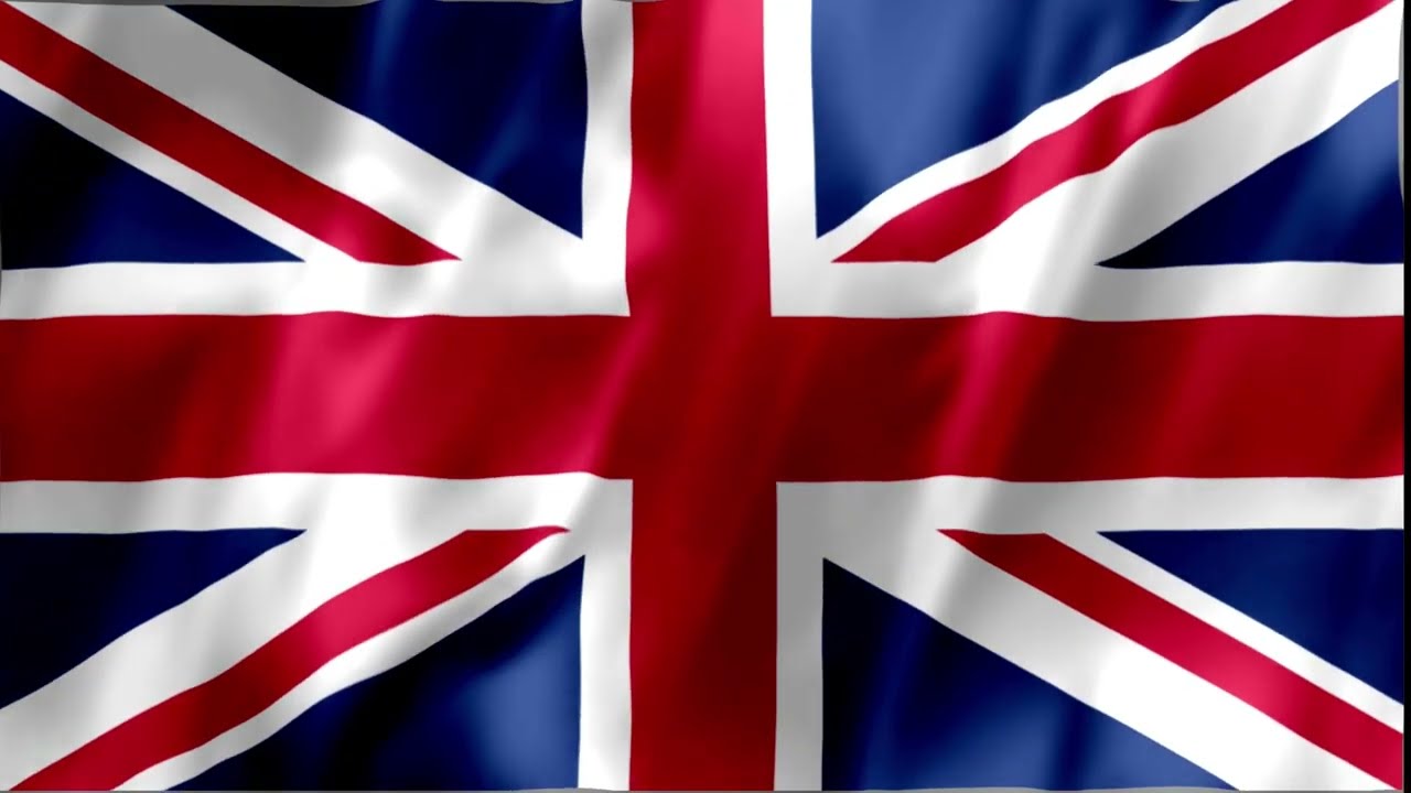 British Flag (Union Jack) Waving Seamlessly | 4K HD