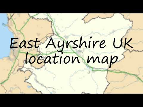 How to pronounce East Ayrshire UK location map in English?