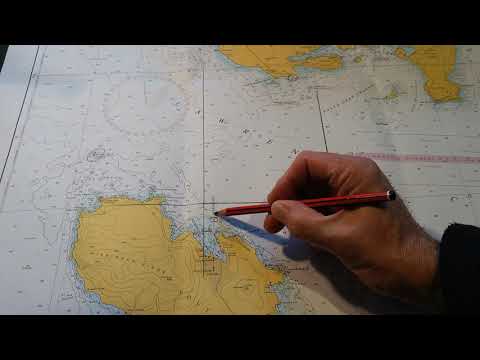 Plotting a bearing on a chart