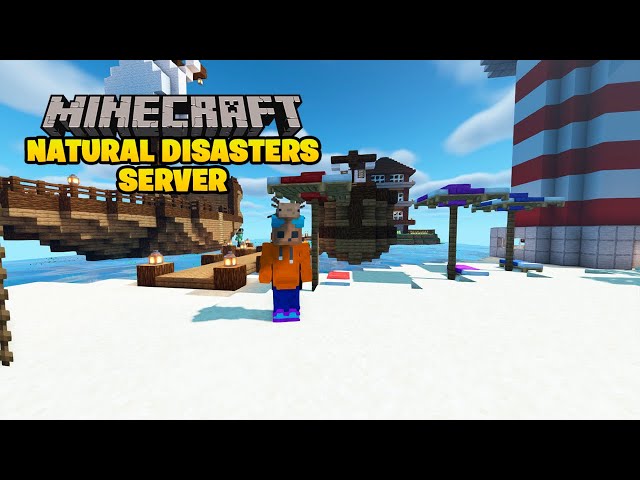 Beach Map | Natural Disasters Survival Minecraft Map