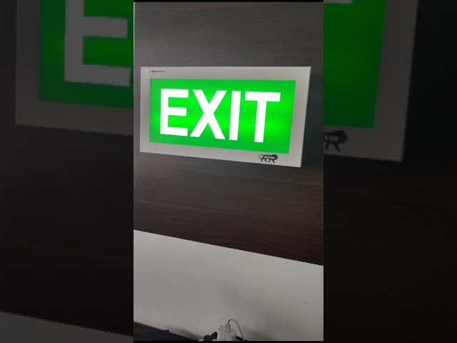 Emergency Exit Light - Exit Egress Lights. Manufacturer from Vasai